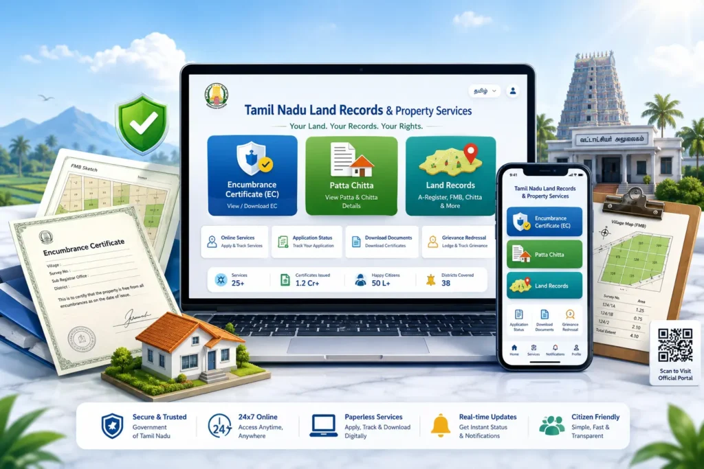 TNREGINET – Check EC & Guideline Value Online